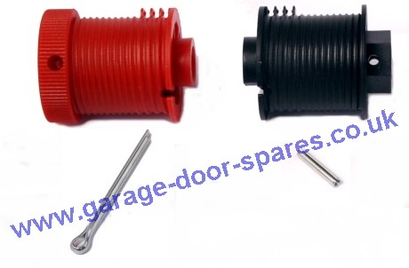 Cardale canopy type garage door door roller spindles, cones and cables